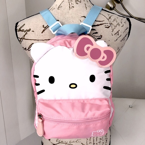 Hello Kitty | Bags | New Sanrio Pink White Hello Kitty Book Bag ...